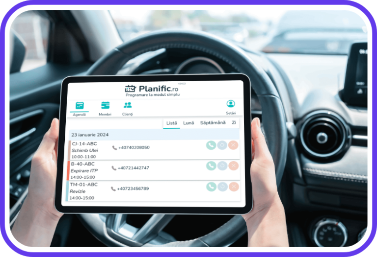 Notificări Auto - Planific.ro